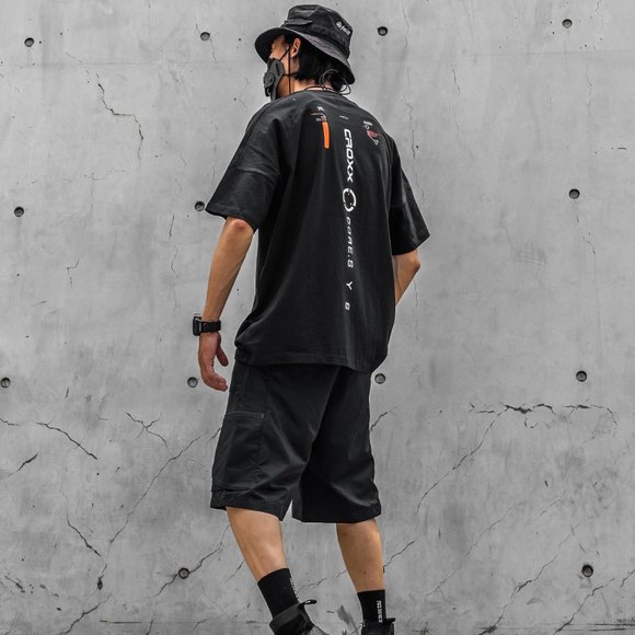 Niepce Inc | Shirts | Streetwear Techwear Tshirt Unisex Cyberpunk Black ...